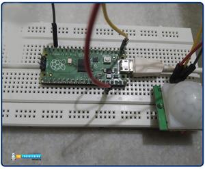 Interfacing PIR Motion Sensor and Raspberry Pi Pico Module with ...