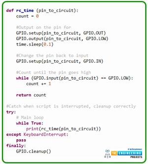 Interfacing a Light Sensor (LDR) with Raspberry Pi 4 - The Engineering Projects
