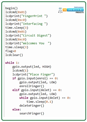 Interface a Fingerprint Sensor with Raspberry Pi 4 - The Engineering ...