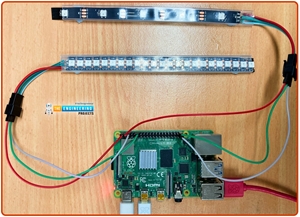 Interface a Ws2812 RGB with Raspberry Pi 4 - The Engineering Projects