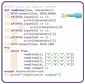 Interface 4x4 Keypad with Raspberry Pi 4 - The Engineering Projects