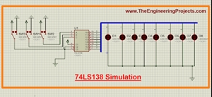 74LS138 - 3 to 8 Line Decoder IC | Datasheet, Working and Simulation ...