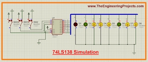 74LS138 - 3 to 8 Line Decoder IC | Datasheet, Working and Simulation ...