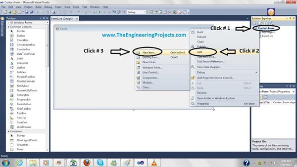 Create Database in Microsoft Visual Studio - The Engineering Projects