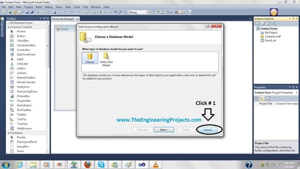 Create Database in Microsoft Visual Studio - The Engineering Projects