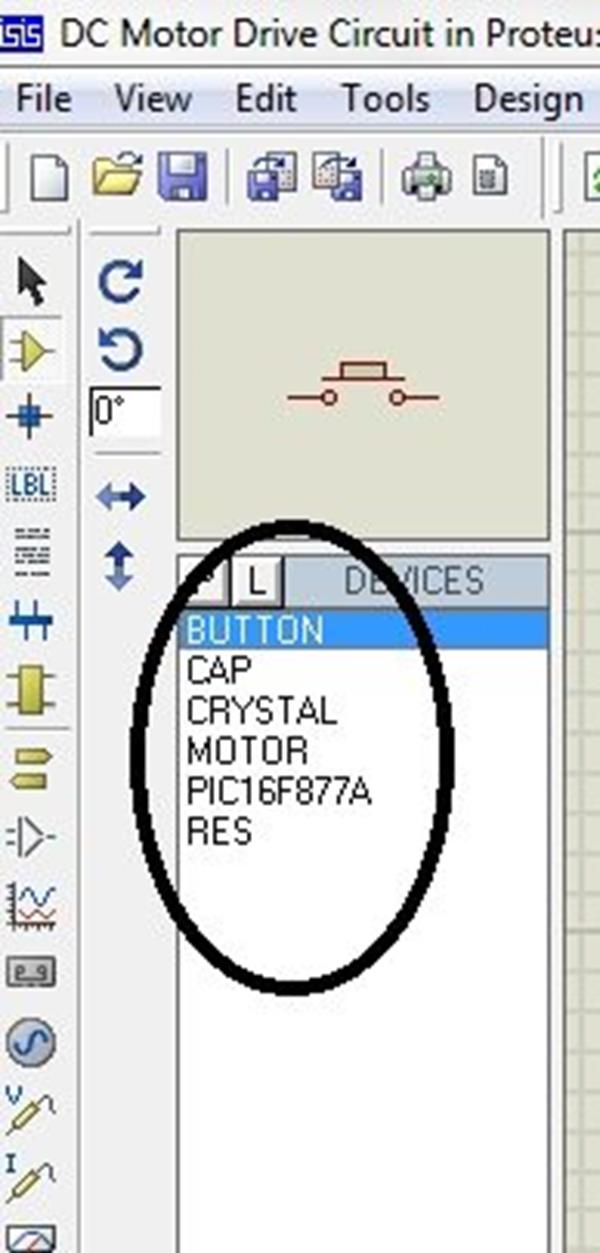 DC Motor Drive Circuit in Proteus ISIS - The Engineering Projects