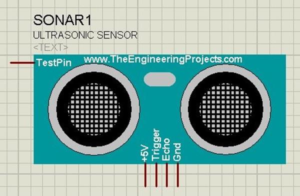 Ultrasonic Sensor Library for Proteus - The Engineering Projects