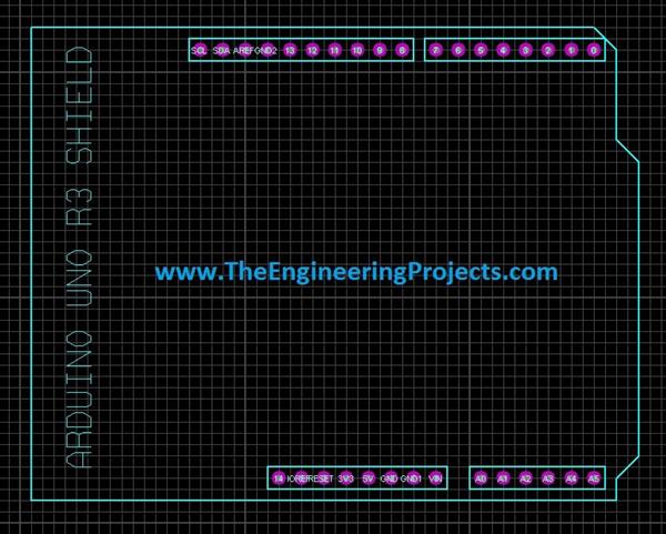 Arduino UNO PCB Design for Proteus ARES - The Engineering Projects