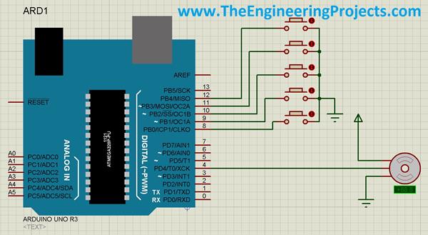 Control Servo Motor with Arduino in Proteus - The Engineering Projects