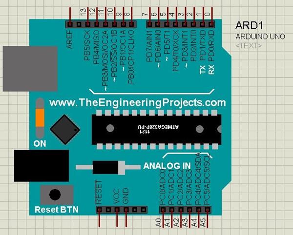 Arduino UNO Library for Proteus - The Engineering Projects
