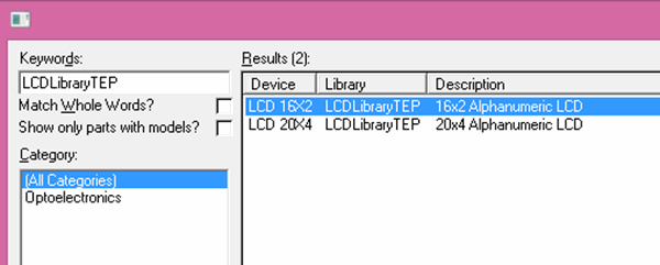 New LCD Library for Proteus - The Engineering Projects
