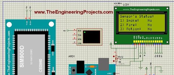GSM Based Home Security System - The Engineering Projects