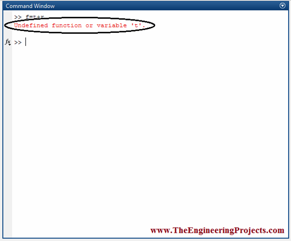Declaration Of Variables In Matlab The Engineering Projects 9938