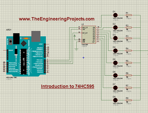 Introduction to 74HC595 - The Engineering Projects