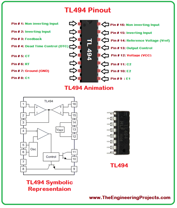 Introduction to TL494 - The Engineering Projects