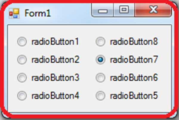C# RadioButton Control - The Engineering Projects