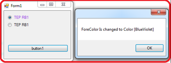 C# RadioButton Control - The Engineering Projects