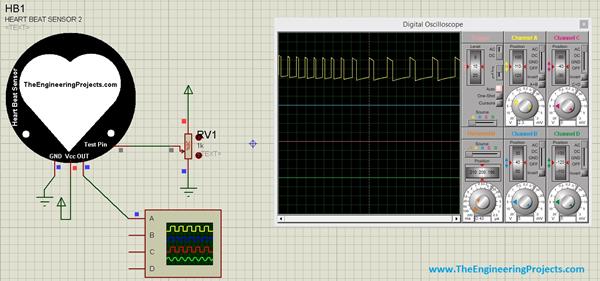 Heart Beat Sensor Library V2.0 for Proteus - The Engineering Projects