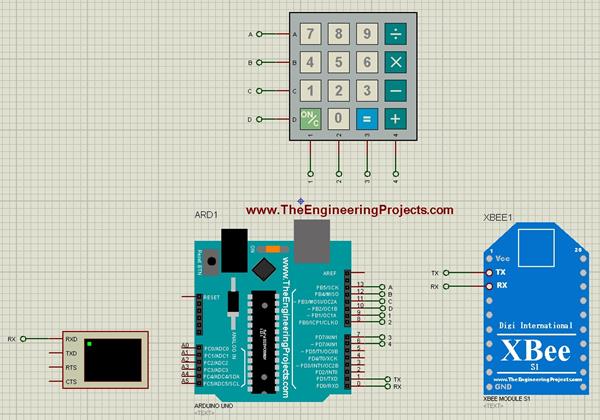DC Motor Control using XBee & Arduino in Proteus - The Engineering Projects