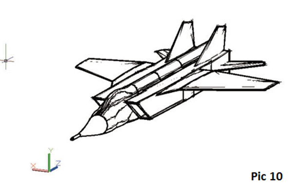 How to Create a Jet Fighter Model in AutoCAD - The Engineering Projects