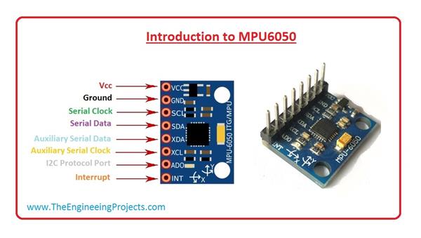 Introduction to MPU6050 - The Engineering Projects