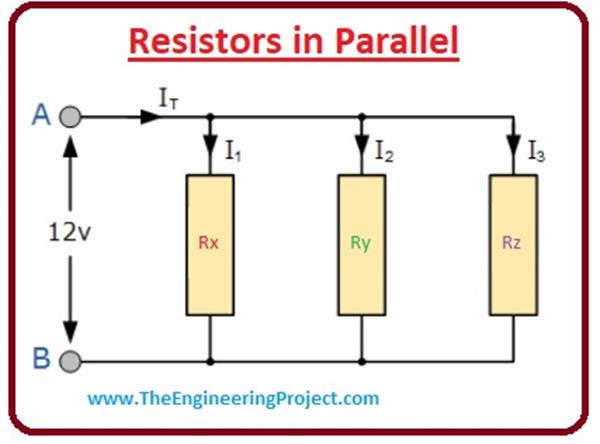 Resistors in Parallel Combination - The Engineering Projects