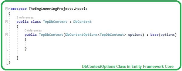 DbContext Class in Entity Framework Core - The Engineering Projects