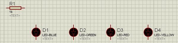 Simulate First Electronics Project In Proteus Isis The Engineering Projects