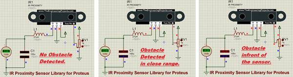IR Proximity Sensor Library for Proteus - The Engineering Projects
