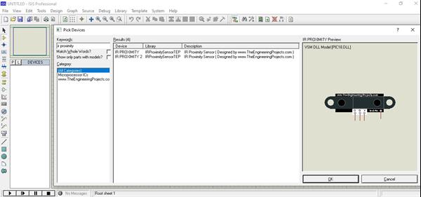 IR Proximity Sensor Library for Proteus - The Engineering Projects