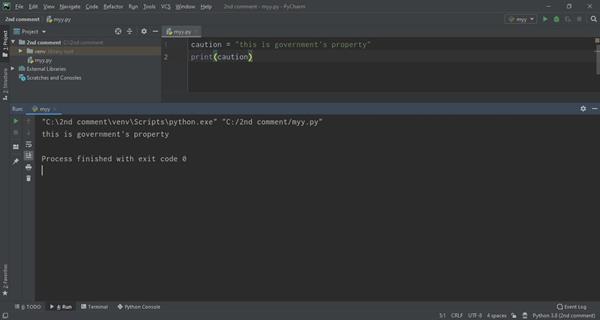 How to use String in Python - The Engineering Projects
