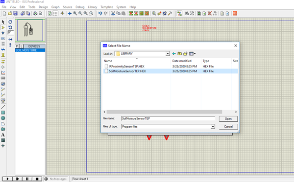 Soil Moisture Sensor Library For Proteus - The Engineering Projects