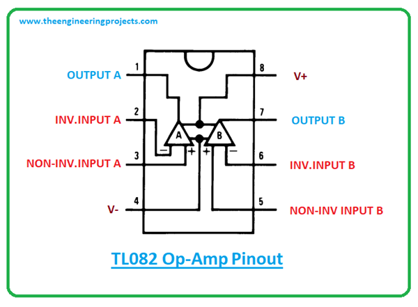 TL082 Op-Amp Datasheet, Pinout, Feature & Applications - The ...