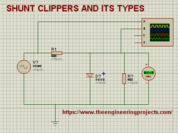 Shunt Clippers and Dual Clippers in Proteus ISIS - The Engineering Projects