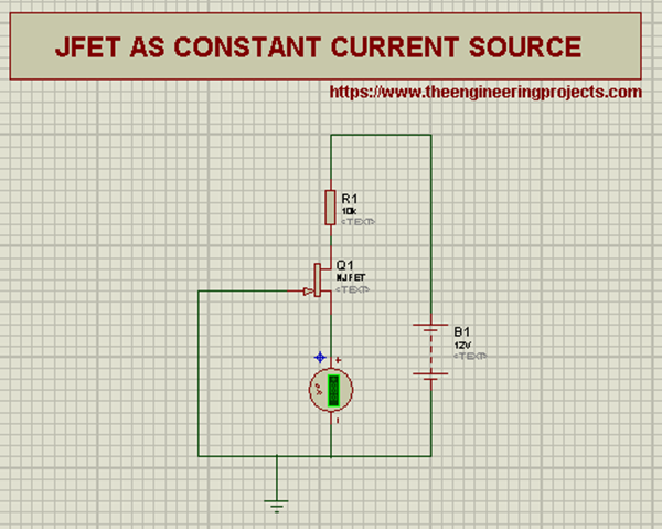 JFET Applications | Constant Current Source | Chopper - The Engineering Projects