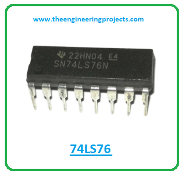 74LS76 Dual JK Flip-Flop Datasheet, Pinout, Features & Applications ...
