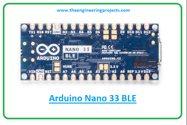 Introduction to Arduino Nano 33 BLE - The Engineering Projects