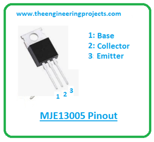 MJE13005 NPN Transistor Datasheet, Pinout, Features & Applications ...