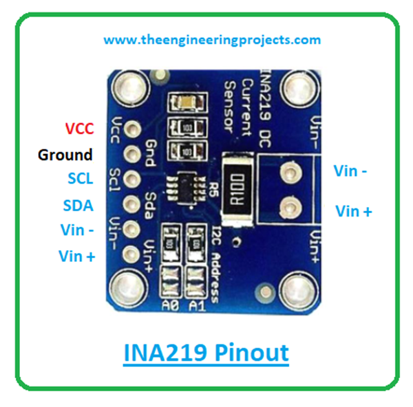 INA219 Current Sensor Module Datasheet, Pinout, Features & Applications ...