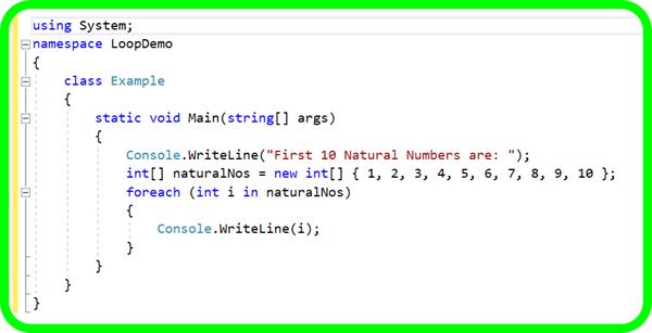 Loops and Arrays in C# - The Engineering Projects