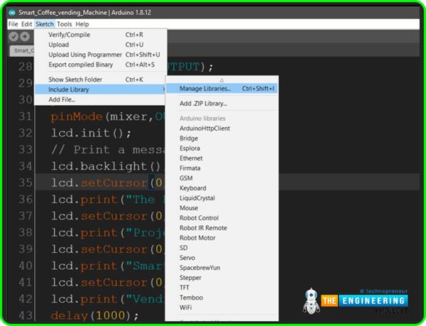 Smart Coffee Vending Machine using Arduino - The Engineering Projects
