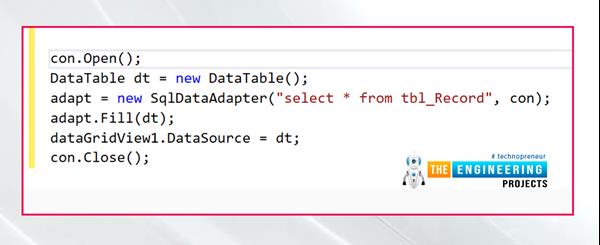 Databases and CRUD operations in C# - The Engineering Projects