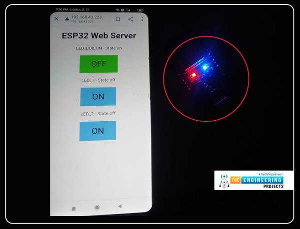 Create a Web Server with ESP32 - The Engineering Projects