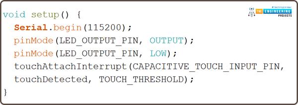 ESP32 Capacitive Touch Sensor - The Engineering Projects