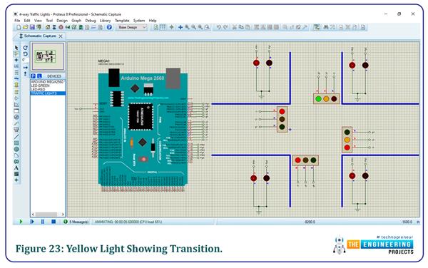 Simple 4-Way Traffic Light Control using Arduino - The Engineering Projects
