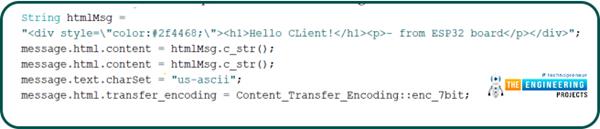 Sending Email with ESP32 using SMTP Protocol - The Engineering Projects