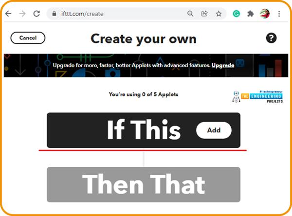 Sending Sensor Readings to Google Sheet Through IFTTT using ESP32 - The Engineering Projects