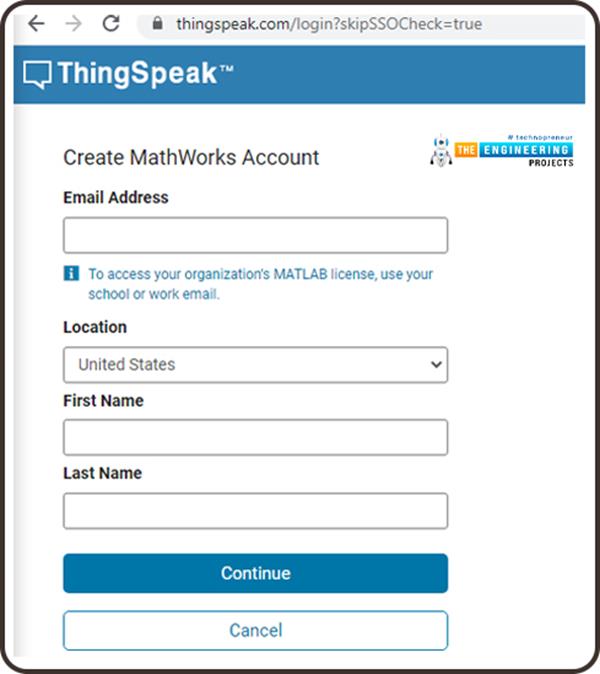 Sending Data To Cloud With Esp32 And Thingspeak The Engineering Projects