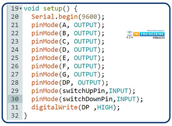 Up Down Counter using Arduino & 7-Segment Display - The Engineering ...