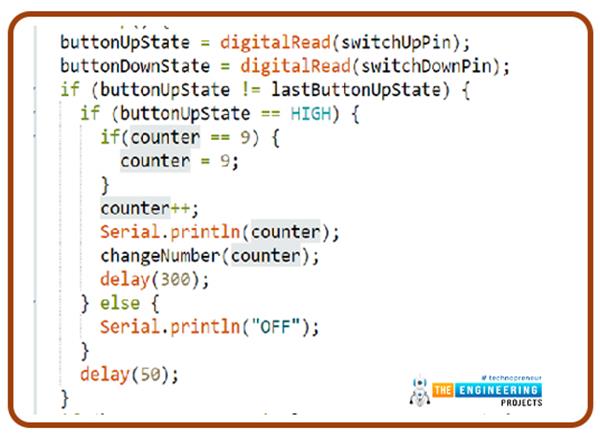 Up Down Counter using Arduino & 7-Segment Display - The Engineering ...